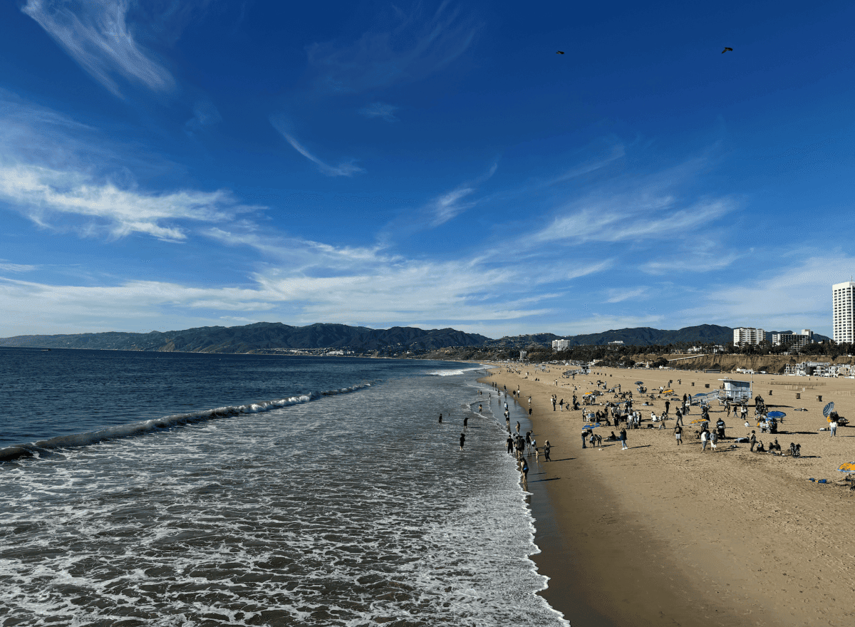 〈北美旅遊〉加州最美海灘| 聖塔莫尼卡 Santa Monica|落日飛車、66號公路盡頭、第三街行人徒步區 免費停車攻略 小螺絲看世界