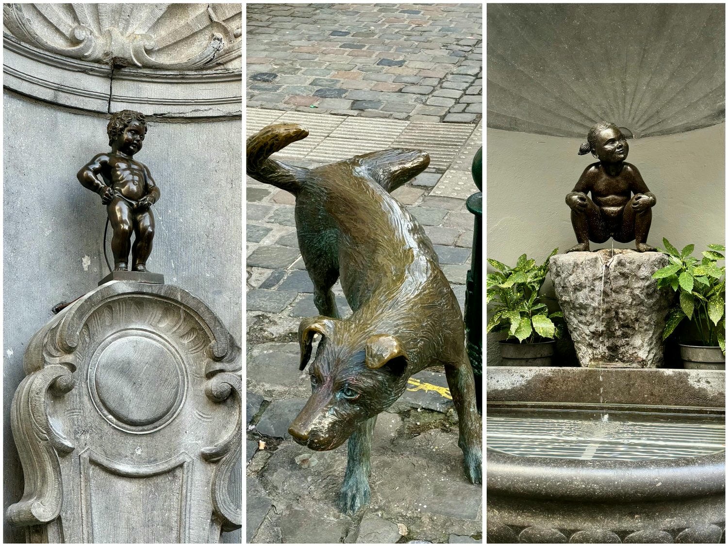 【布魯塞爾必看3件套】尿尿小童Manneken Pis、尿尿小妹Jeanneke Pis、尿尿小狗Het Zinneke – 小螺絲看世界
