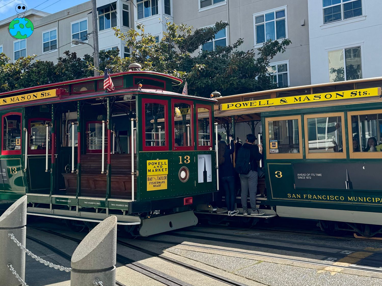 【舊金山叮噹車Cable Car】最新票價、3條行經路線、購票方法整理、必看纜車掉頭奇景 – 小螺絲看世界